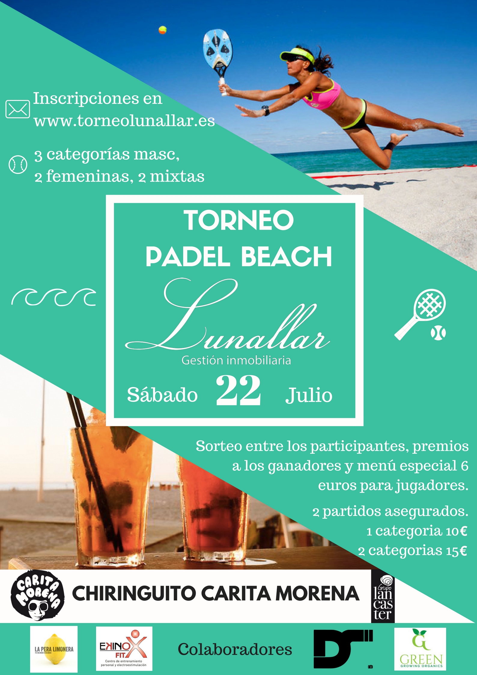 TORNEO PADEL BEACH LUNALLAR Info | DoLeague