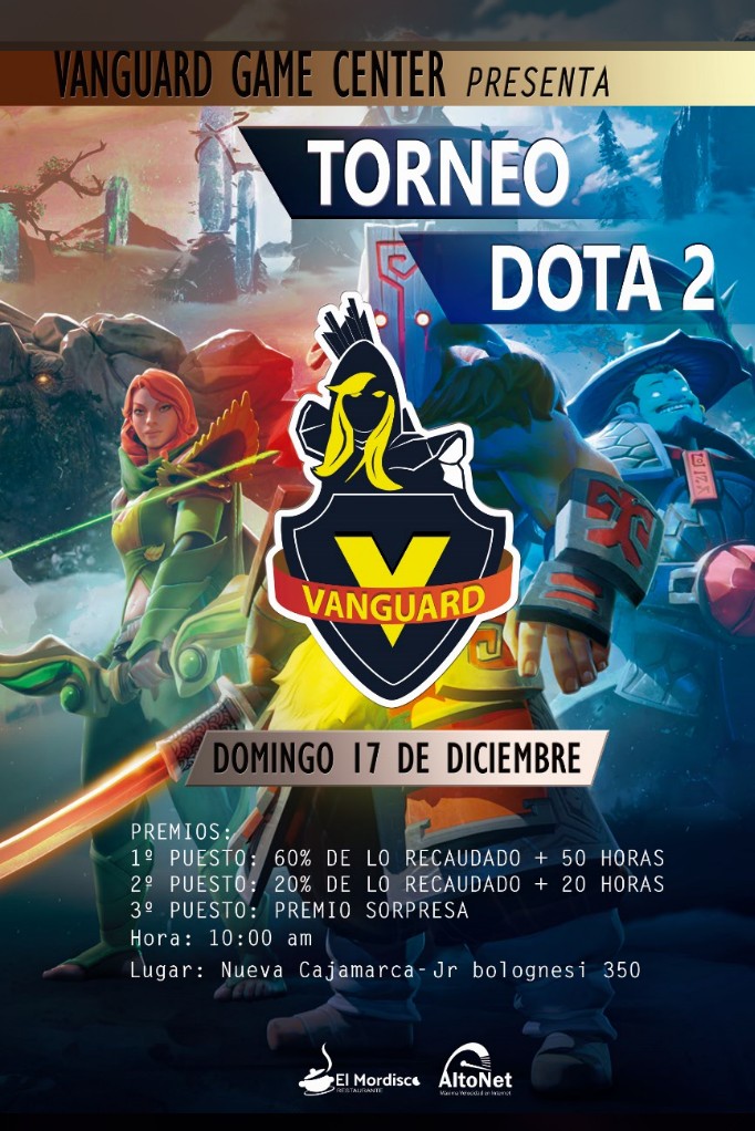 VANGUARD GAME CENTER TORNEO DOTA 2 5VS5 Info | DoLeague